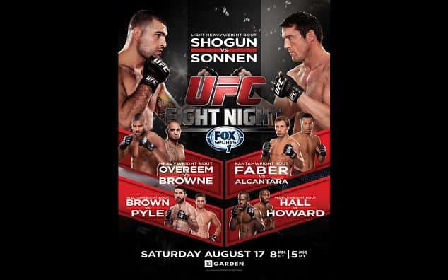 UFC Fight Night: Shogun vs. Sonnen Weigh-In Video - MMANUTS
